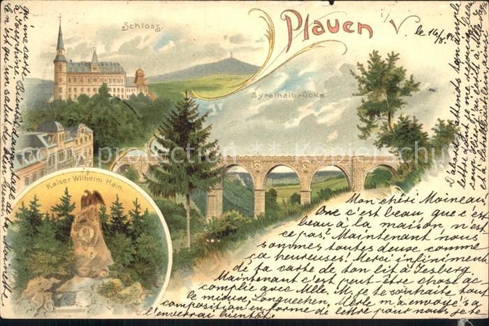 Plauen Vogtland Schloss.. | Ansichtskarten günstig