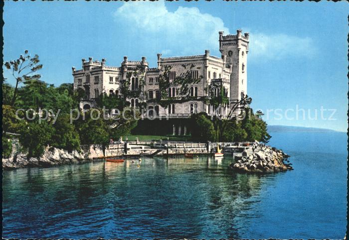 Trieste Castello di Miramare Schloss.. | Ansichtskarten günstig