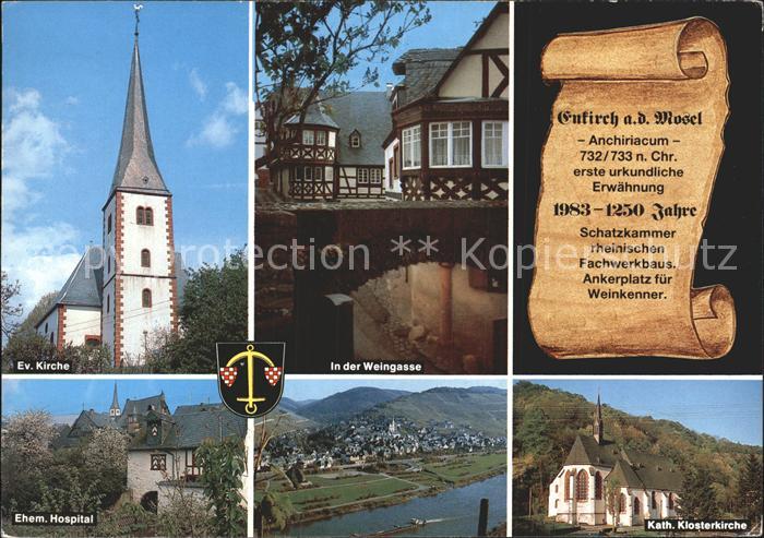 Enkirch Mosel Hospital Weingasse Fliegeraufnahme Mosel Kat. Enkirch Nr ...