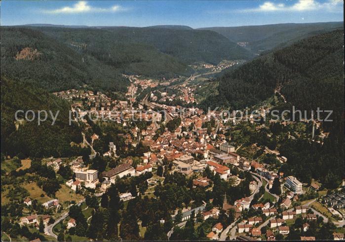 Wildbad Schwarzwald Fliegeraufnahme.. | Ansichtskarten günstig