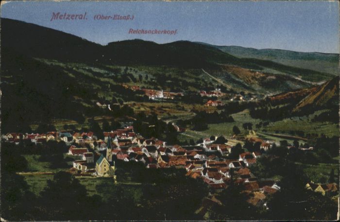Metzeral Haut Rhin Metzeral Elsass Reichsackerkopf * / Metzeral /Arrond ...