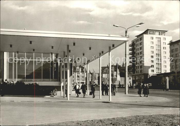 Gera v. 1970 Strasse der Republik,Marktplatz,Theater,Bergarbeiter ...