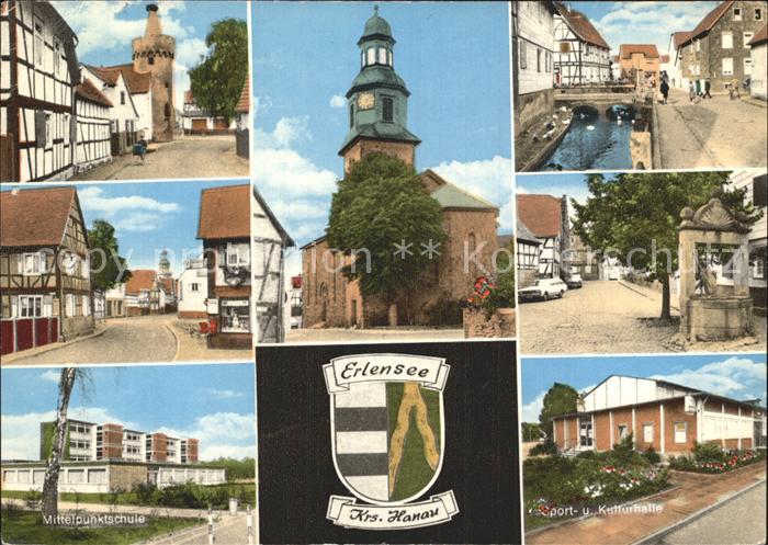 Erlensee Rueckingen Kirchen Schloss Strassenpartie Kat. Erlensee Nr ...