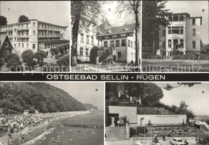 Sellin Ruegen DDR Reisebuero Kurhaus Frieden FDGB Erholungsheim Sellin ...