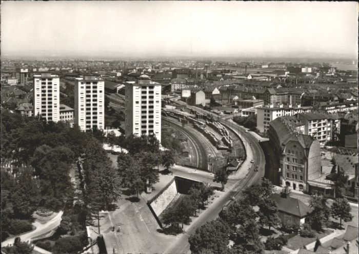 AK / Ansichtskarte Basel BS Aeschenvorstadt Richtung Aeschenplatz um ...