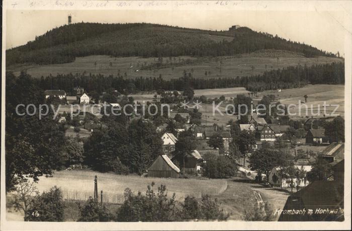 Krombach Krompach Teilansicht mit Hochwald Aussichtsturm Nr. dp42571 ...