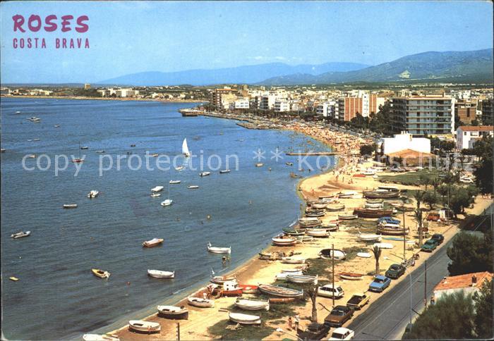 Roses Costa Brava Strand Kat. Spanien | Ansichtskarten günstig