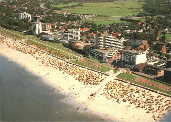 Duhnen Nordsee Fliegeraufnahme / Cuxhaven /Cuxhaven LKR Nr. kg66749 ...