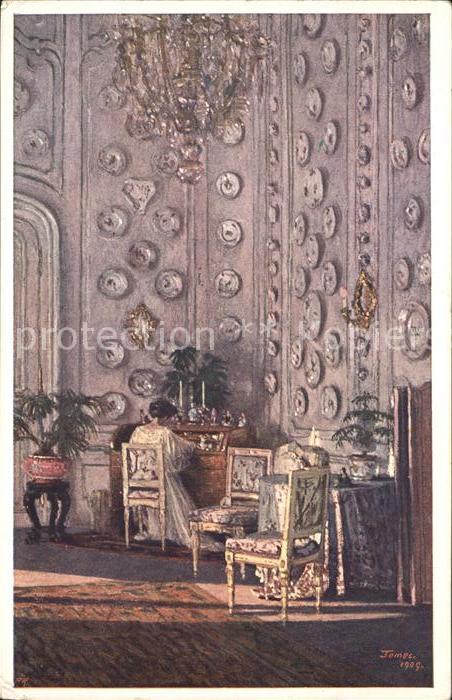 Kuenstlerkarte Im Boudoir Kat.. | Ansichtskarten günstig