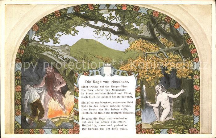 Sagen Maerchen Die Sage von Neuenahr Wandgemaelde Kurhaus-Restaurant / Maerchen und Sagen / Nr ...