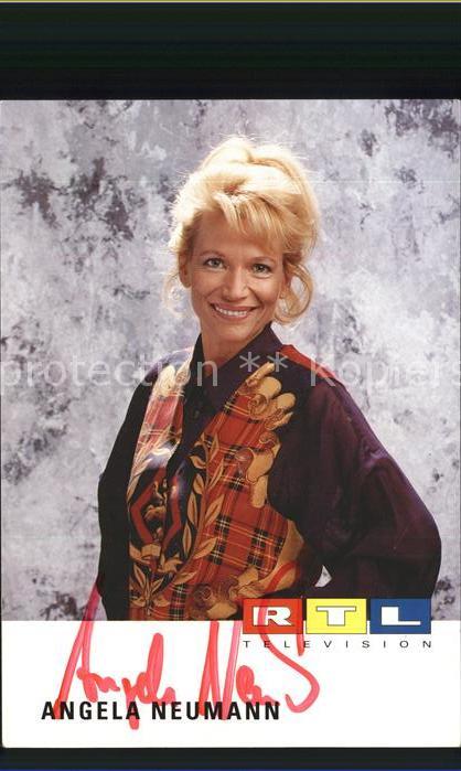 TV Serien RTL Angela Neumann GZSZ Autogrammkarte Kat. Kino und Film Nr ...