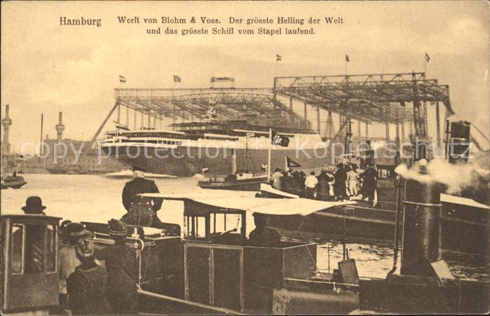 Hamburg Werft Blohm & Voss Kat. Hamburg Nr. hf04328 - oldthing ...