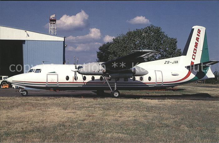 Flugzeuge Zivil Comair Fokker F.27 200 c n 10144 ZS JVA Kat. Flug Nr ...