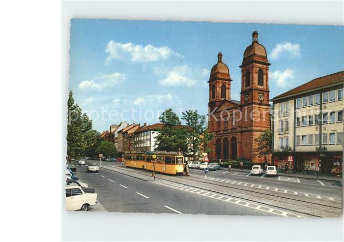 Strassenbahn Karlsruhe Muehlburg Peter und Paul Platz Kat. Strassenbahn ...