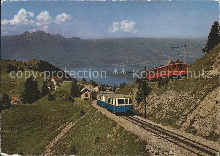 Zahnradbahn Rigibahnen Rigi Kulm Vierwaldstaettersee Luzern Pilatus Kat ...