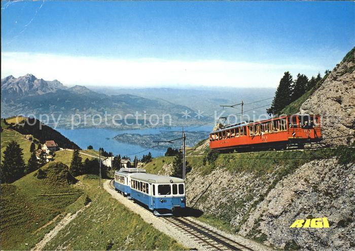Zahnradbahn Arth Rigi Bahn Rigi Kulm Vierwaldstaettersee Pilatus Kat ...