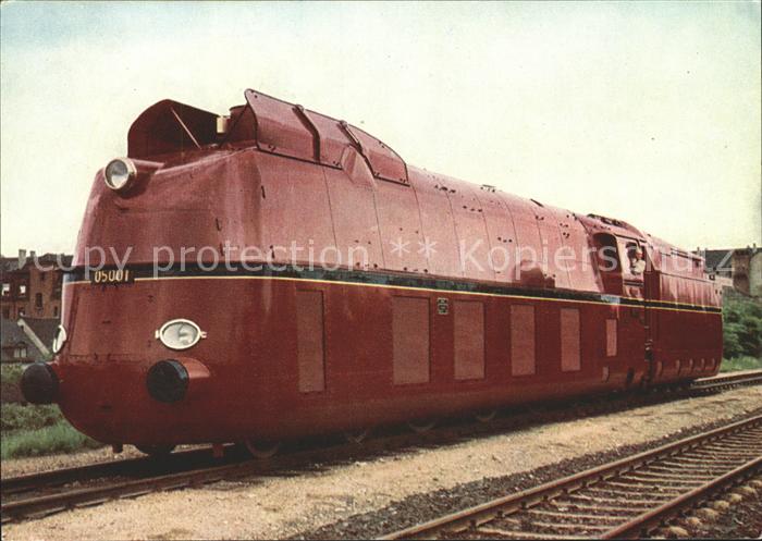 Lokomotive Stromlinie 05001 Verkehrsmuseum Nuernberg Kat. Eisenbahn Nr ...