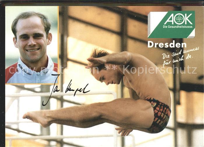 Sport Wasserspringen Jan Hempel Autogramm Kat. Sport Nr. kf59335 ...