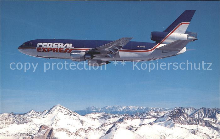 Flugzeuge Zivil Federal Express McDonnell Douglas DC 10 10CF N68055 c n ...
