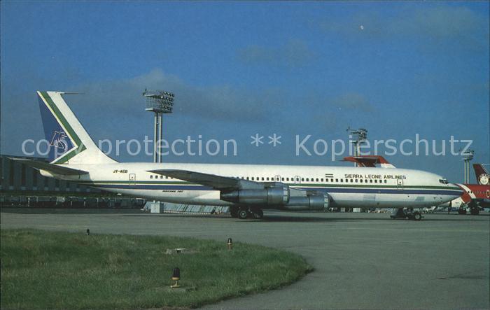 Flugzeuge Zivil Sierra Leone Airlines Boeing 707 323C JY AEB Kat ...