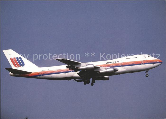 Flugzeuge Zivil United Airlines Boeing 747 222B N152UA C N 23737 Kat ...