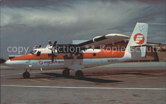Flugzeuge Zivil Frontier Airlines DeHavilland Canada DHC 6 Twin Otter ...