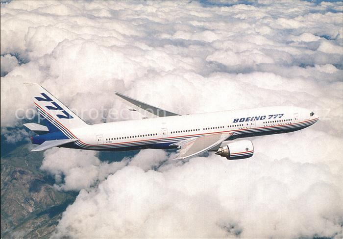 Flugzeuge Zivil Boeing 777 200 N7771.. | Ansichtskarten günstig