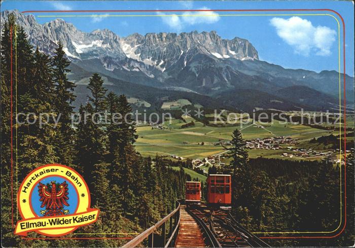 Zahnradbahn Hartkaiser Ellmau Wilder Kaiser Kat. Bergbahn Nr. kg60079 ...