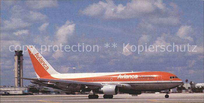 Flugzeuge Zivil Avianca Colombia old cs Boeing 747 124 HK 2000 Kat ...