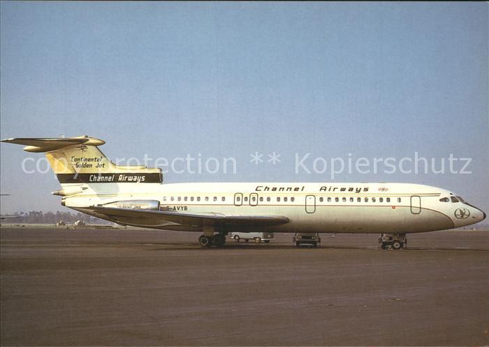 Flugzeuge Zivil Hawker Siddeley Trident 1E G AVYB Channel Airways Kat ...