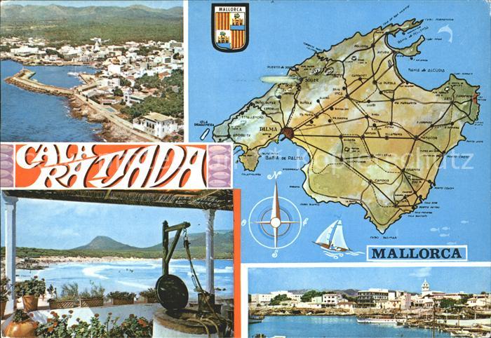 Cala Ratjada Mallorca mit Landkarte Mallorca Kat. Spanien Nr. kf47257 ...