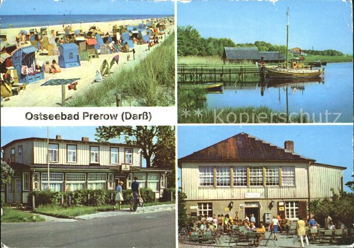 Prerow Ostseebad Strandstrasse Hafen Strand Darsslandschaft / Darss ...