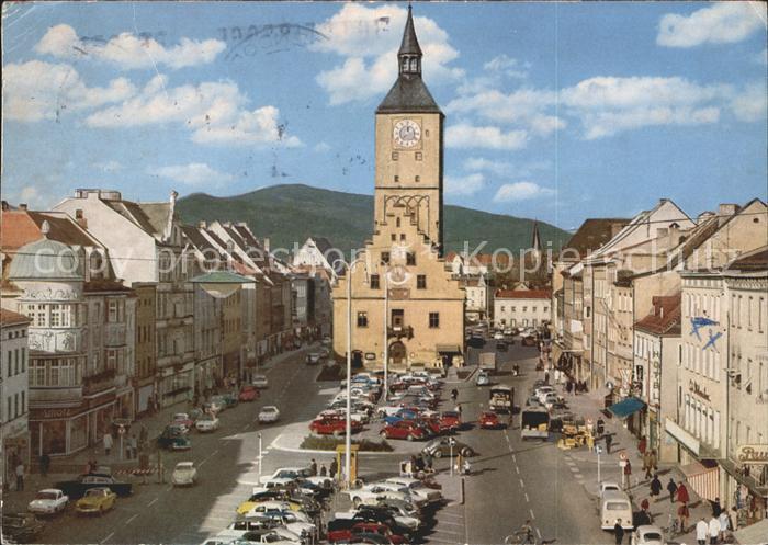Deggendorf Donau Stadtplatz Rathaus / Deggendorf /Deggendorf LKR Nr ...