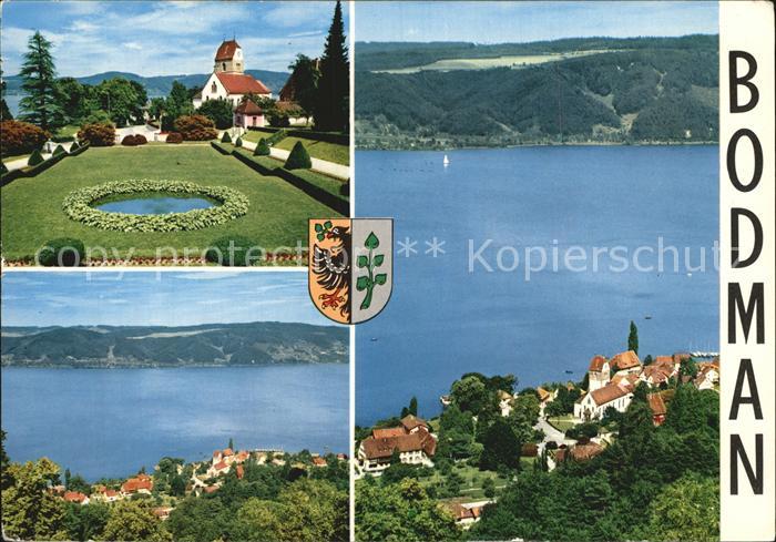 Bodman Ludwigshafen Bodensee Ortsansicht Park Kirche Kat. Bodman ...