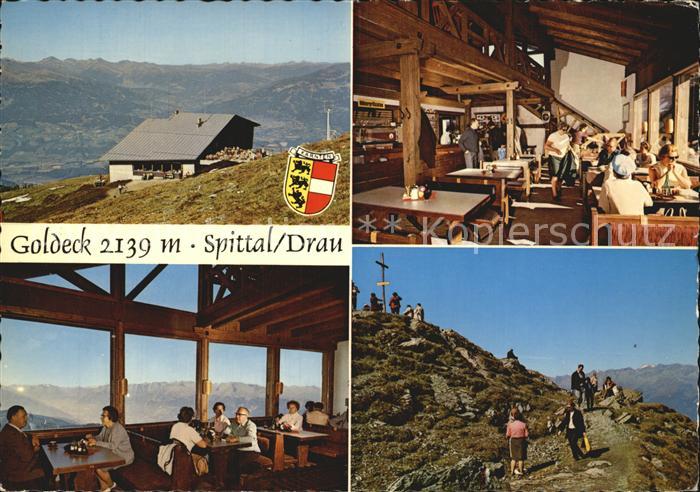 AK / Ansichtskarte Spittal_Drau Goldeck Seilbahn Bergrestaurant Mittstaettersee Seeboden ...