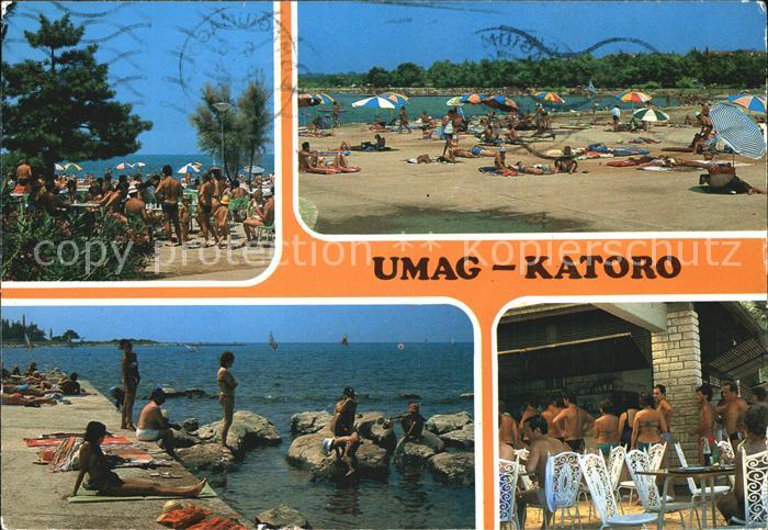 Katoro Strand Cafe Restaurant Kat. Umag Umago Istrien Nr. kt03095 ...