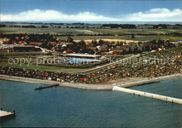 AK / Ansichtskarte Schillig Nordseebad Fliegeraufnahme Schillig Kat ...