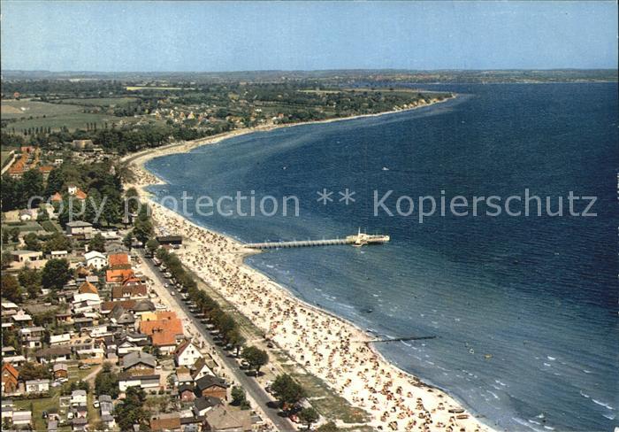 Haffkrug Ostseebad Strand Luftaufnahme Kat. Scharbeutz Nr. ks76111 ...