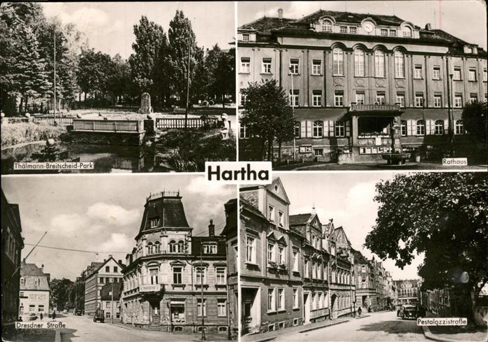 Ak Hartha in Sachsen, Rathaus Nr. 2745915 - oldthing: Ansichtskarten ...
