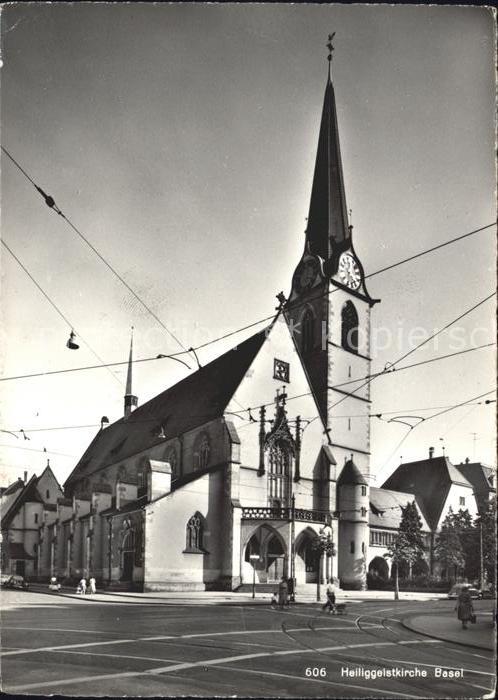 Basel BS Heiliggeistkirche Kat. Basel | Ansichtskarten günstig