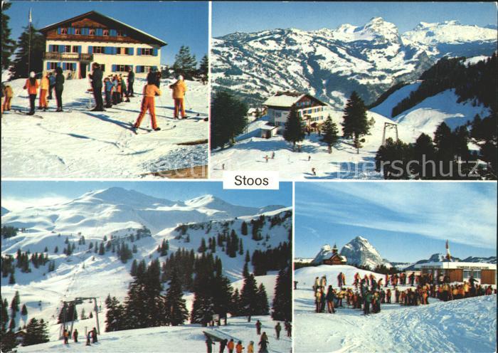 Stoos SZ Skihaus Neuer Skiclub Zuerich Skilift Kat. Stoos Nr. st21698 ...
