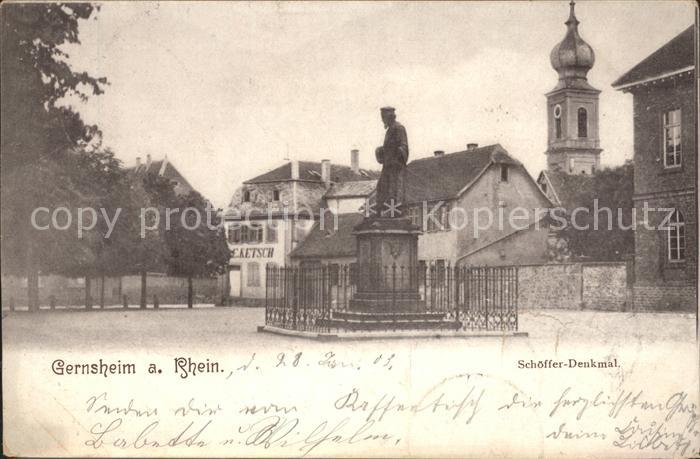Gernsheim / Gernsheim /Gross-Gerau LKR Nr. k128888 - oldthing ...