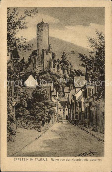 Eppstein Taunus Hauptstrasse Ruine Kat. Eppstein Nr. kt30155 - oldthing ...