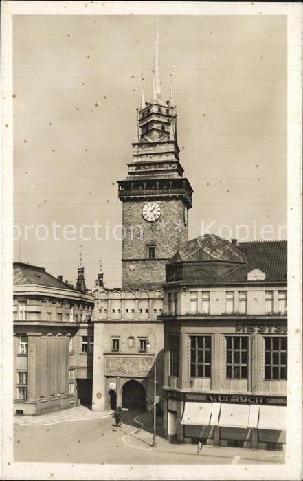 AK / Ansichtskarte Pardubice_Pardubitz Zelena brana Pernstynske namesti ...
