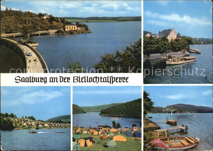 Saalburg Saale Stausee Bleilochtalsperre oberes Saaletal Kat. Saalburg ...