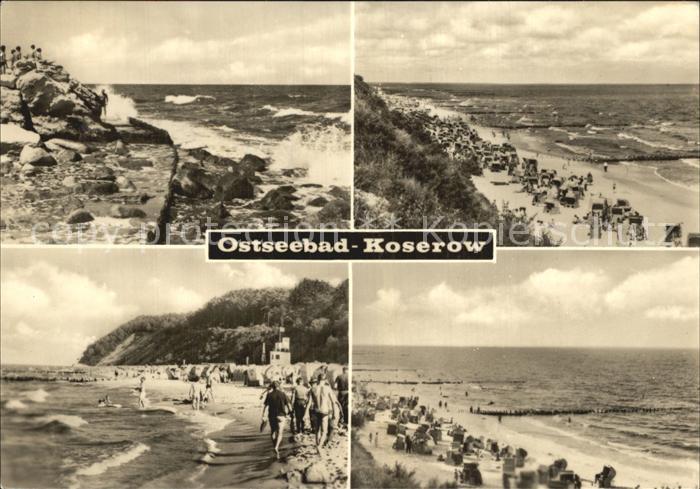 Koserow Ostseebad Usedom Strand Kat. Koserow Nr. kt33887 - oldthing ...
