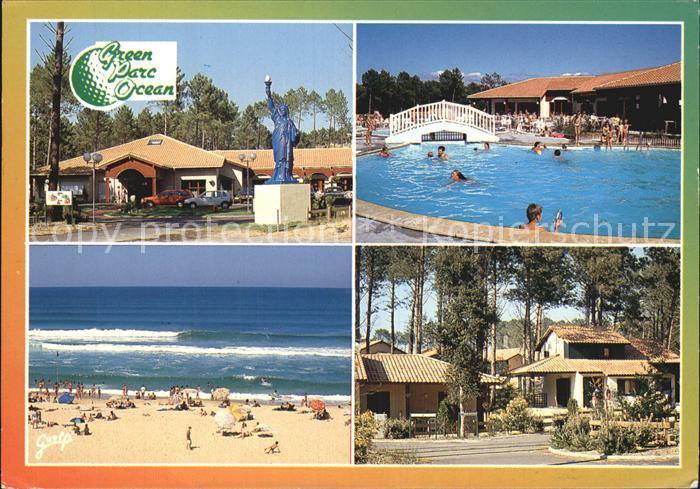 Moliets Plage Freibad Strand Green Parc Ocean Kat. Moliets et Maa Nr ...
