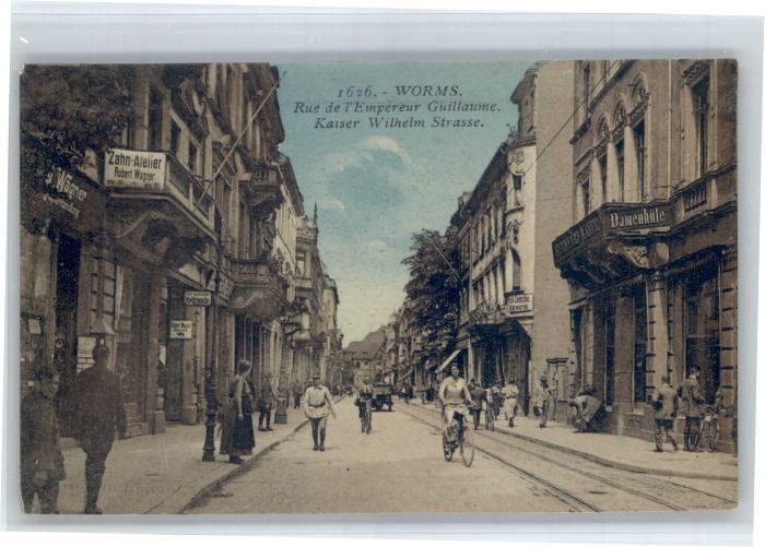 Worms Worms Kaiser Wilhelm Strasse * / / Nr. cx22509 - oldthing ...