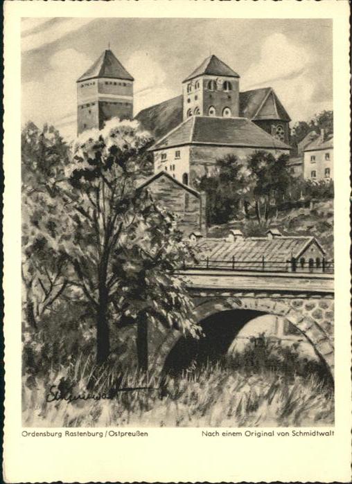 AK / Ansichtskarte Rastenburg Ostpreussen Wappen Kat. Ketrzyn Nr ...