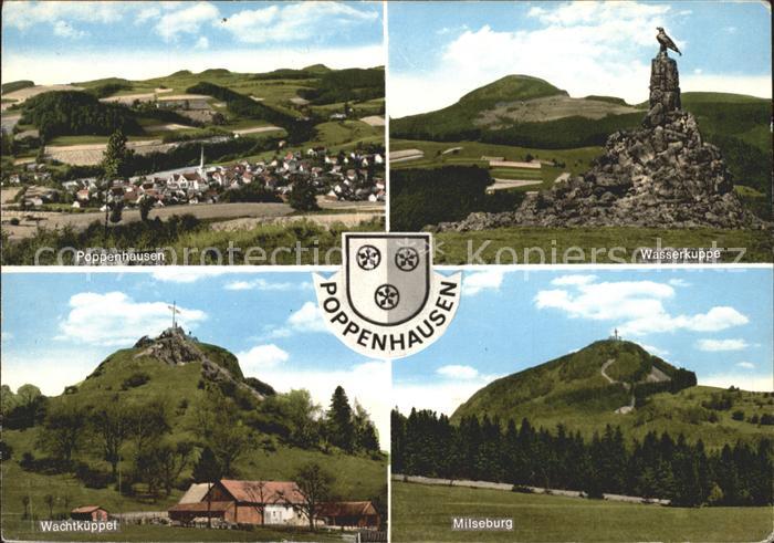Wasserkuppe Rhoen Gersfeld Milseburg Fuldatal Kat. Poppenhausen ...